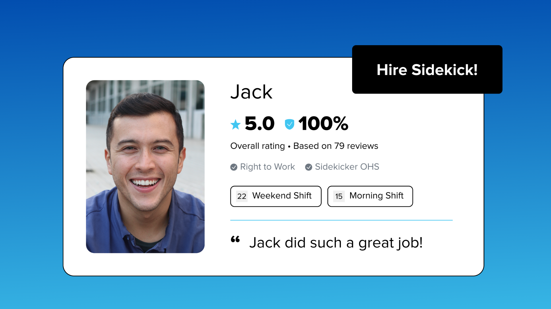 Sidekicker - A better way for temporary staffing